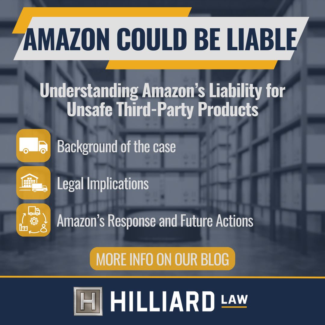 Amazon's Liability for Unsafe Third-Party Products